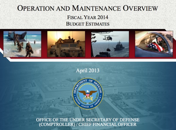 DOD O&M Budget Overview for FY 14